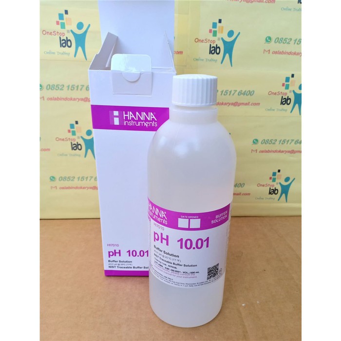 Jual HANNA HI 7010L Buffer Solution pH 10 cap 500 ml larutan pH 10 HI7010L | Shopee Indonesia