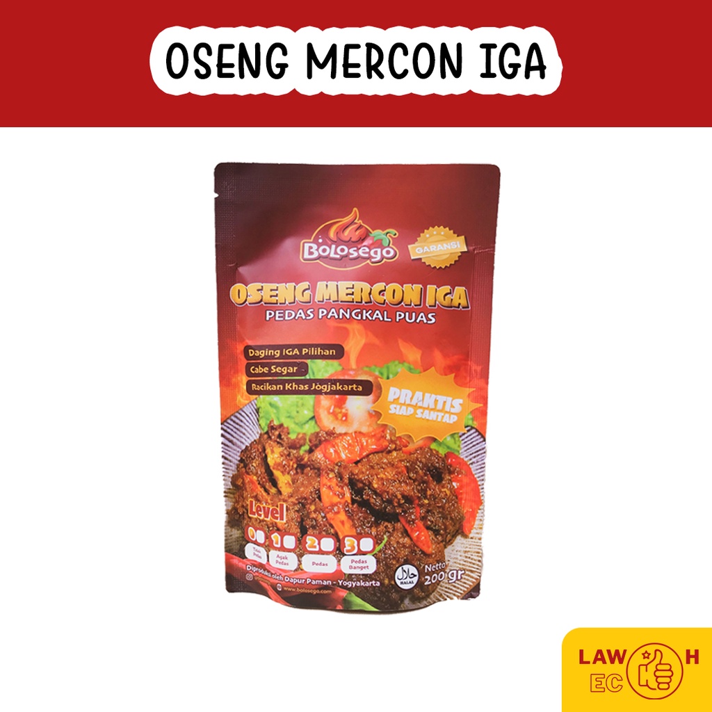 Jual BOLOSEGO Oseng Mercon Daging Iga Sapi (Level Pedas) | Shopee Indonesia