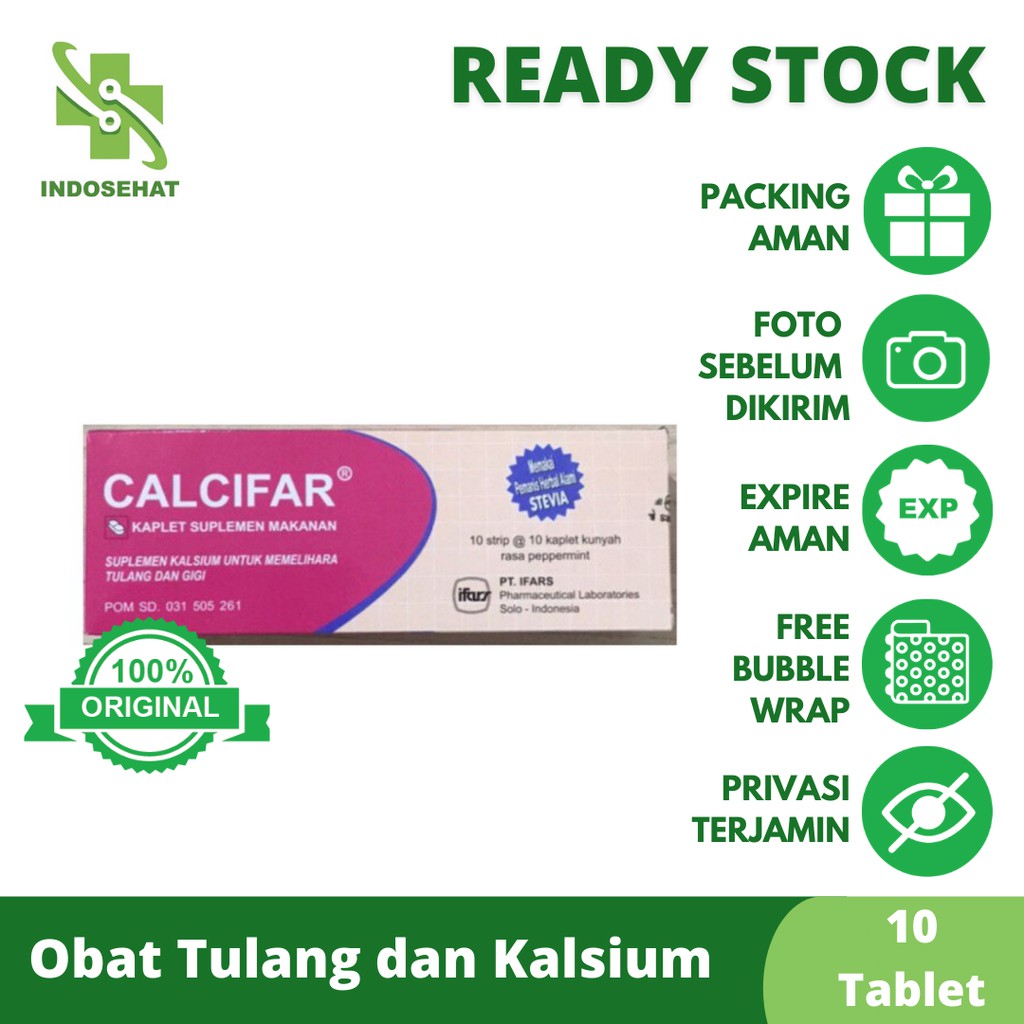 Jual Calcifar Per Strip 10 Tablet | Shopee Indonesia