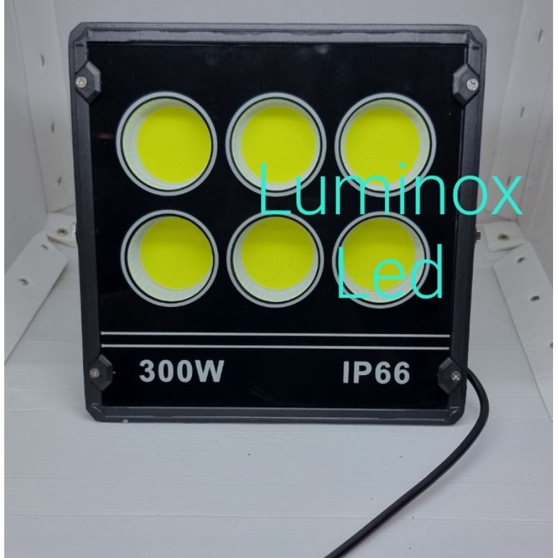 Jual lampu sorot led cob 300w 300watt 6mata tembak led 300 watt / flood light 300 w body tebal ...