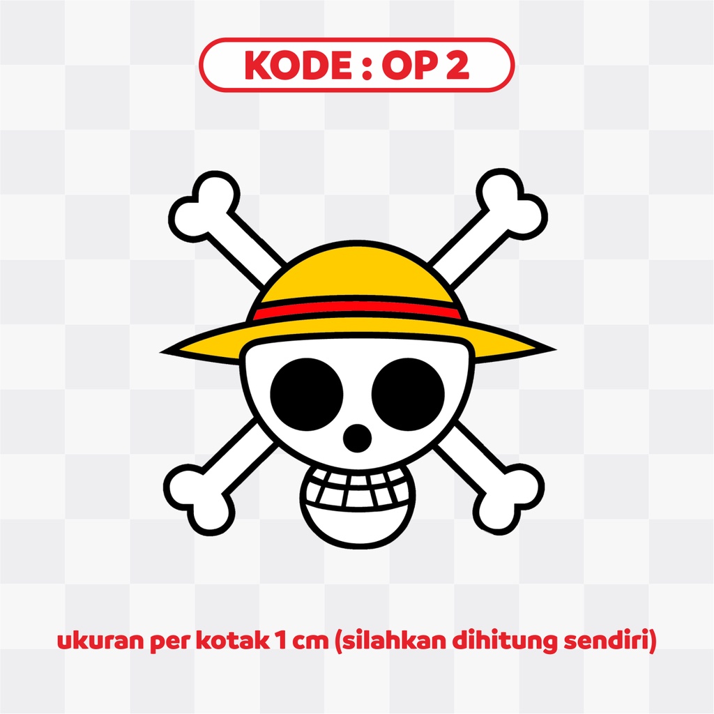 Jual Stiker Baju Sablon Setrika Aesthetic // Sticker Iron - one piece - Patch - Bluestiker DTF ...