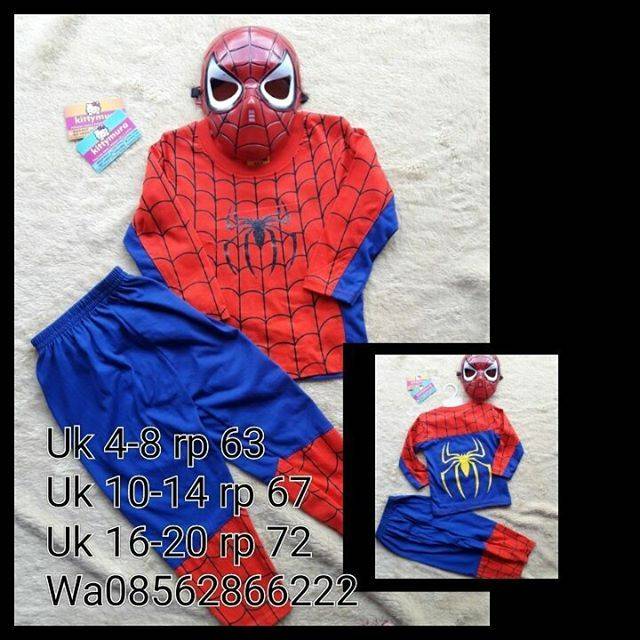 Jual Kostum spiderman / superhero spiderman / baju anak spiderman | Shopee Indonesia