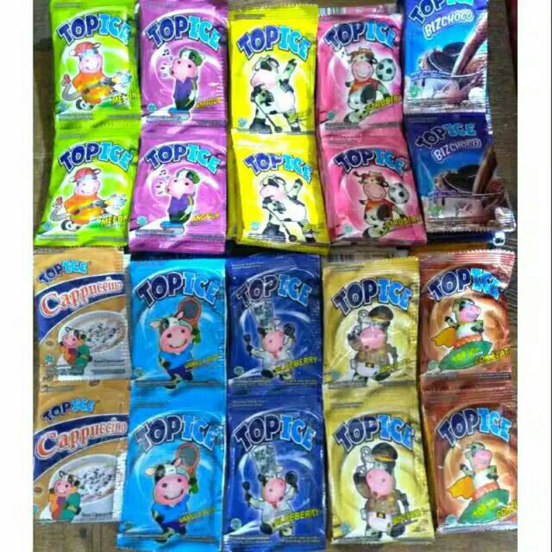 Jual TOP ICE RENCENG ISI 10 SACHET BANYAK RASA | Shopee Indonesia