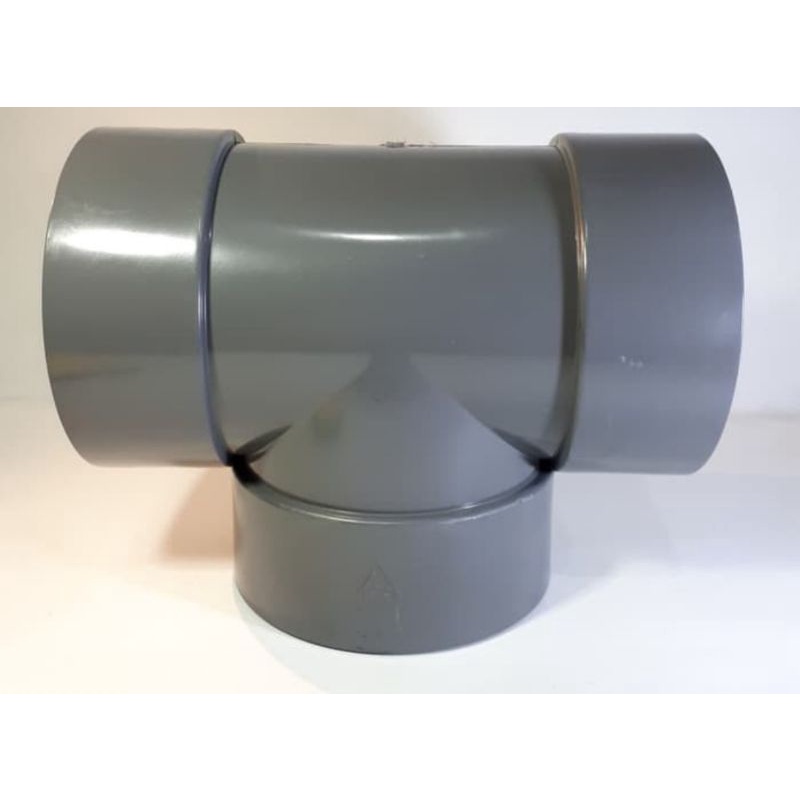 Jual TEE D 4" Inch FITTING PIPA PVC MERK GREST | T/Tee Sambungan pipa 4" inch | Shopee Indonesia