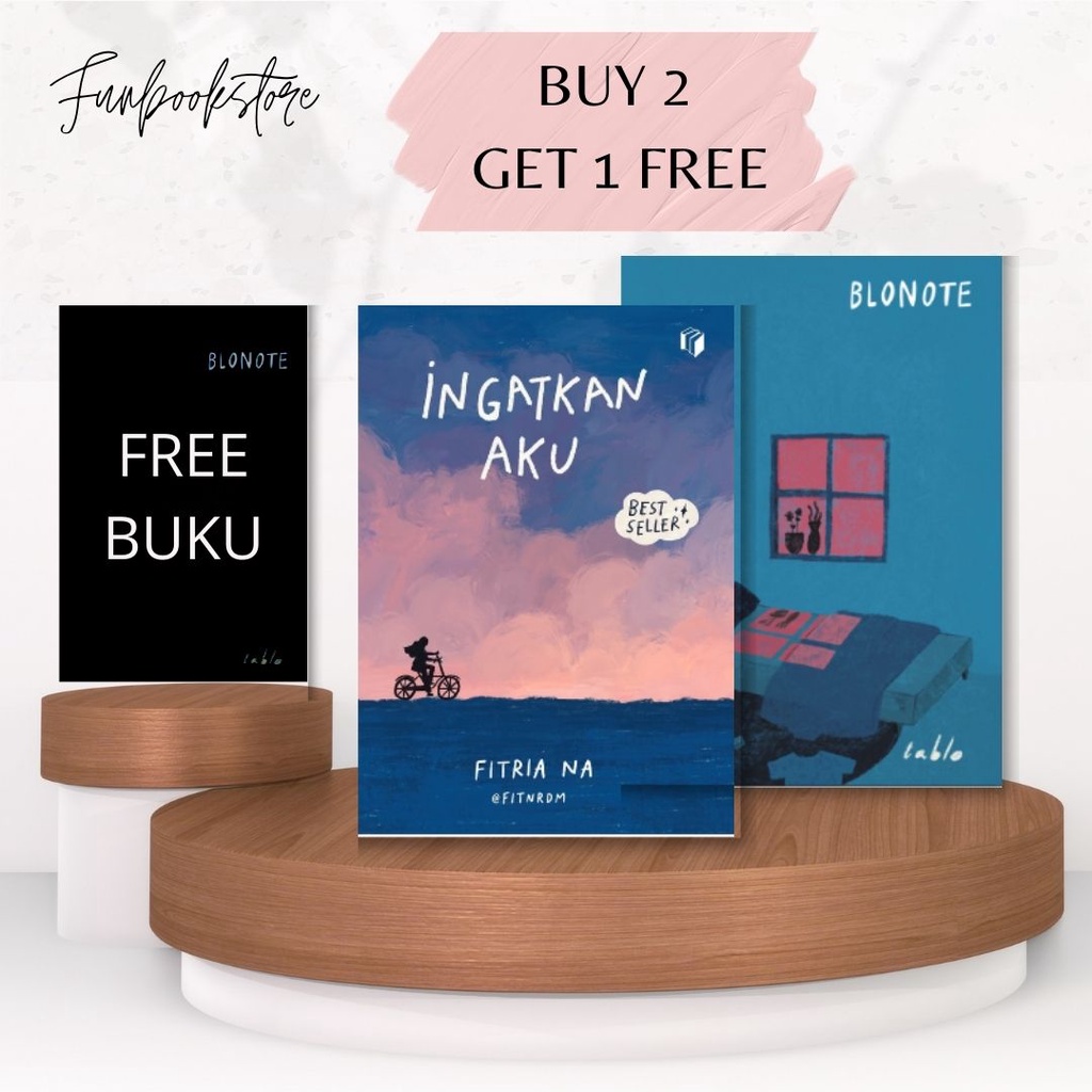Jual PAKET BUKU BUY 2 GET 1 FREE - INGATKAN AKU & BLONOTE | Shopee Indonesia
