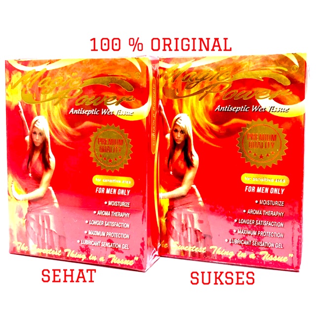 Jual Tissue ~ Tisu Magic Power Merah Crimson Desire Box 6 Sachet ...