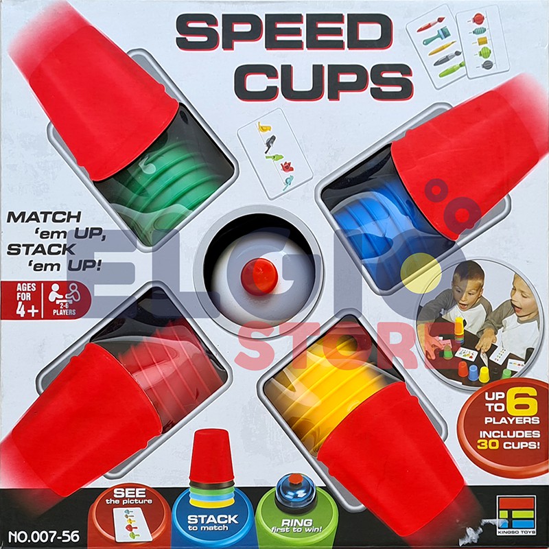 Jual Mainan Edukasi Speed Cups Match Em Up Stack Em Up Mainan Gelas ...