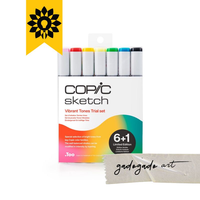 Jual SPECIAL EDITION Spidol Copic Sketch Set-6 Vibrant Tones | Shopee ...