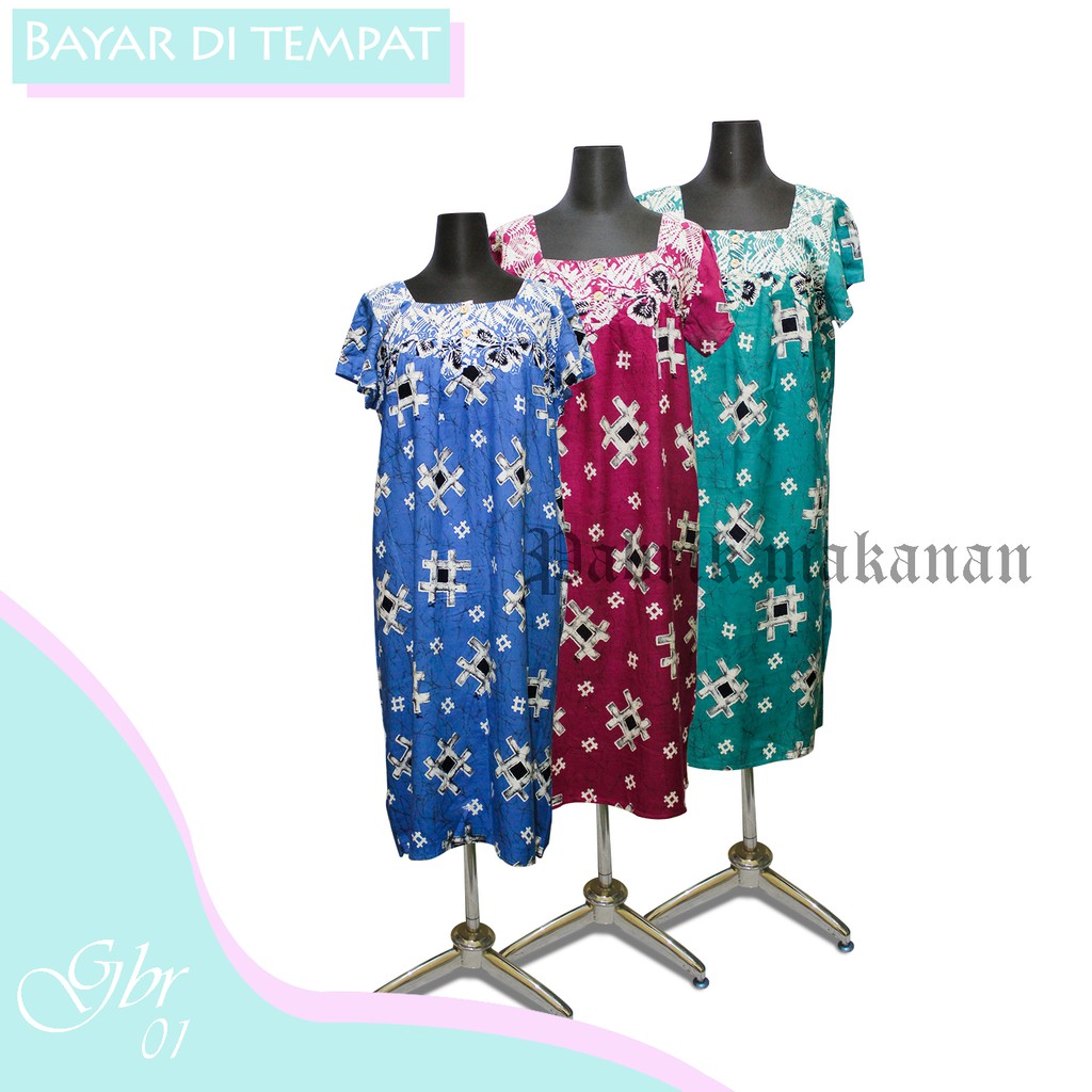 Jual baju daster busui model piyama lembut jmbo bahan rayon halus ...