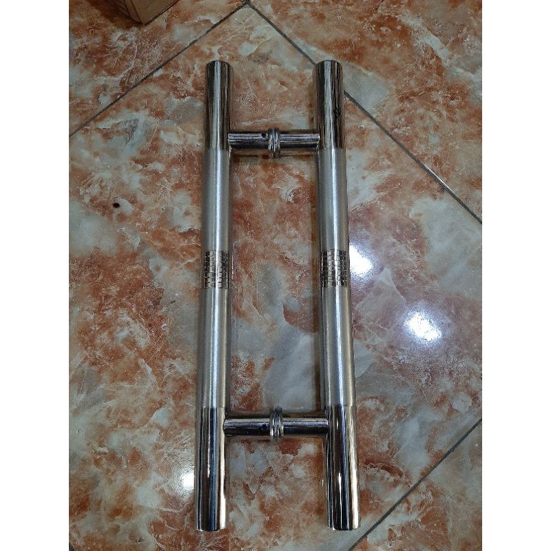 Jual handle pintu rumah baut tembus handle pintu kaca 45 cm model ...