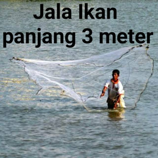 Jual Jala Ikan panjang 3 meter | Shopee Indonesia