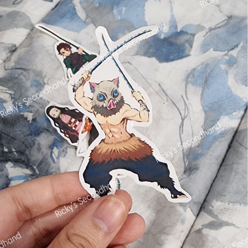 Jual Sticker Demon Slayer stiker Waterproof Anti Air kimetsu no yaiba ...