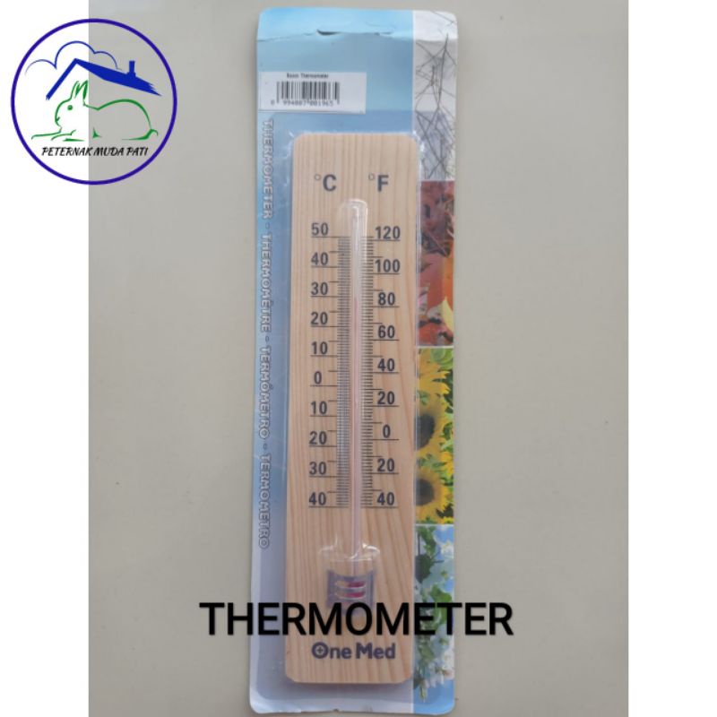 Jual thermometer kayu onemed | Shopee Indonesia