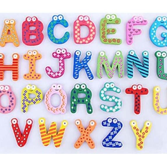 Jual Cuci Gudang Awal Tahun MAINAN HURUF ABC ALFABET MAGNET UNTUK ...