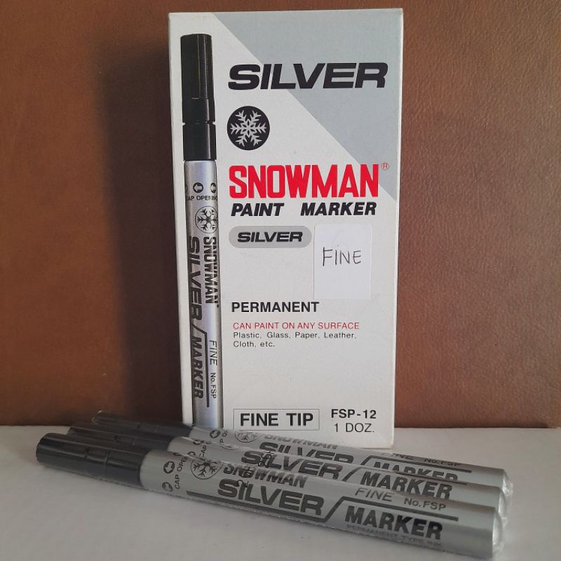 Jual SPIDOL PAINT MARKER SNOWMAN FINE/EXTRA FINE | Shopee Indonesia