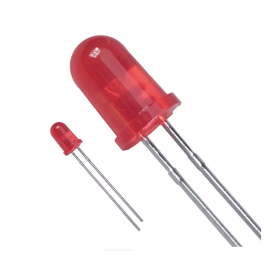 Jual LED Diffused 5mm Red Merah lampu Led diode super terang 5 mm light ...