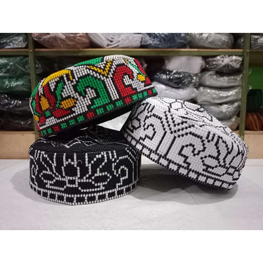 Jual Peci Pakistan/Kopiah Pakistan/Peci Pakistan Full Bordil | Shopee ...