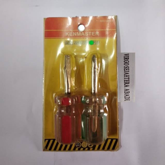 Jual OBENG BUNTEK CEBOL BOGEL SET PLUS(+) MINUS(-) MODEL KRISTAL ...