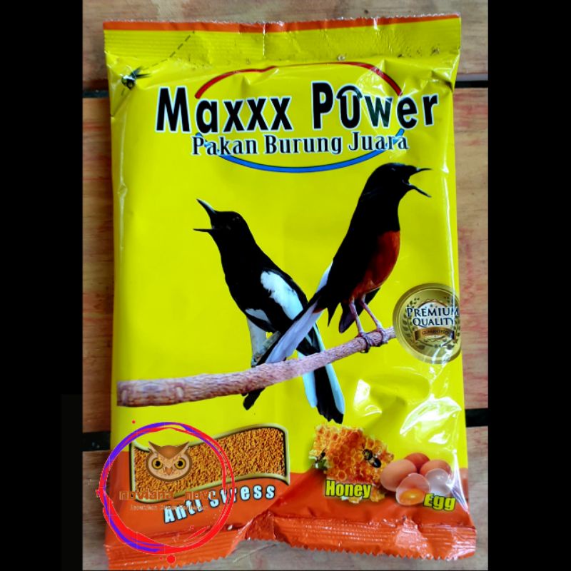 Jual MAXXX POWER KUNING CRUMBLE COKLAT MAKANAN PAKAN BURUNG JUARA ...