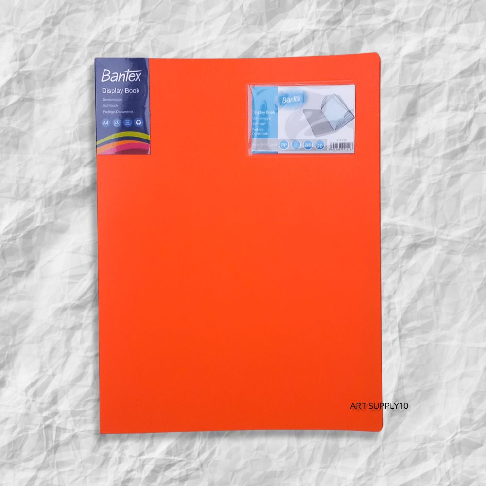Jual Bantex Display Book A4 Clear Holder Portrait 20 Pocket | Shopee ...