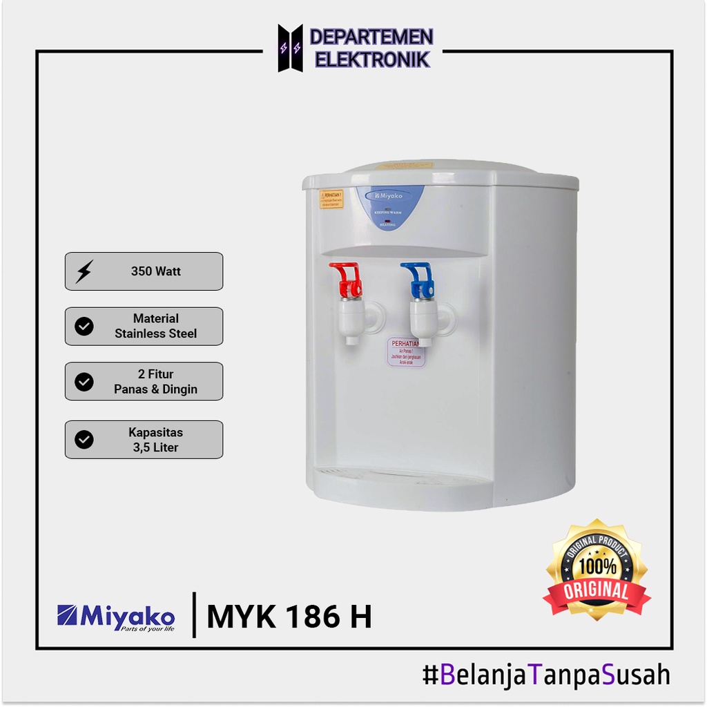 Jual Miyako WD 186 H Dispenser Hot and Normal | Shopee Indonesia