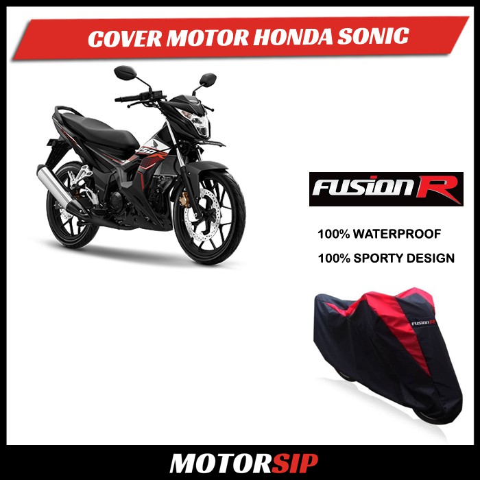 Jual Cover Motor HONDA SONIC Anti Air Sarung Penutup Body Motor FUSION ...