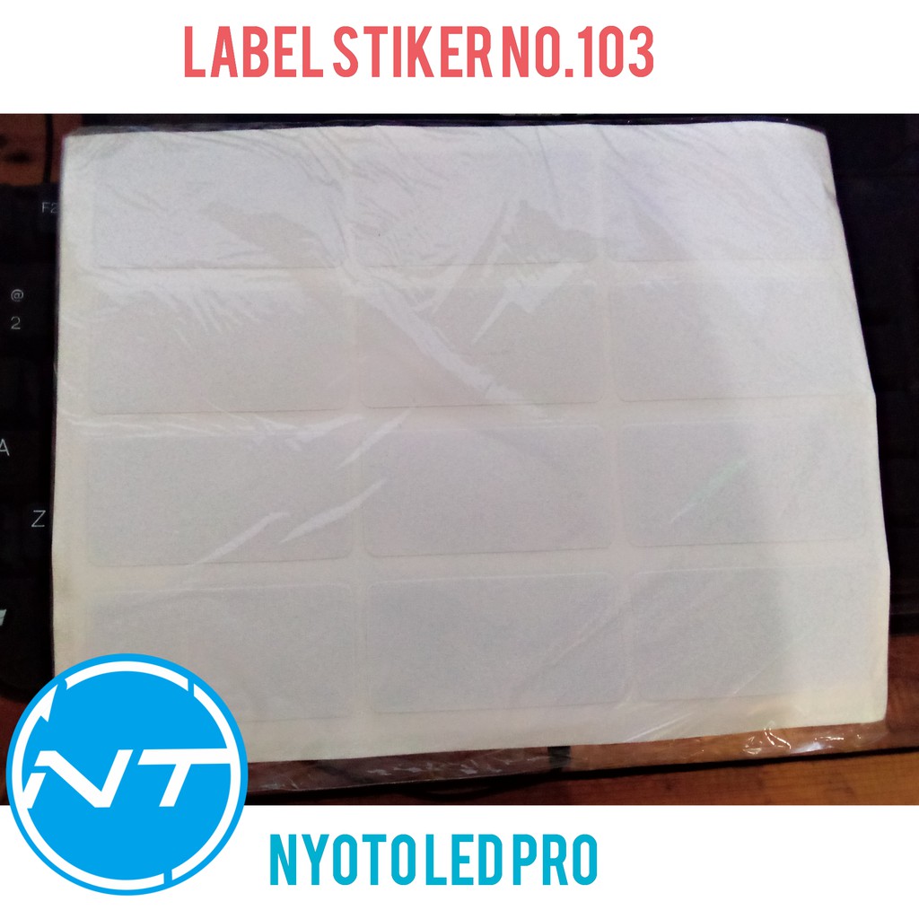 Jual Sticker Label 103 / Label Sticker Undangan /Label Sticker Buku ...