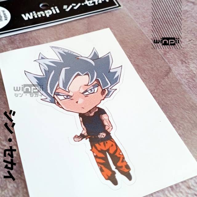 Jual Stiker / Sticker Son Goku Ultra Instinct Anime Dragon Ball ...