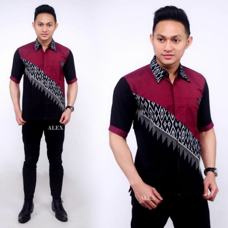 Jual RISRUS FASHION HEM DONI MAN LENGAN PENDEK KEMEJA COWO COWOK MODEL ...