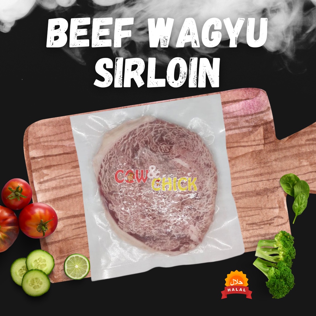 Jual BEEF WAGYU SIRLOIN STEAK 100 GR/200 GR | DAGING SAPI SIRLOIN STEAK ...