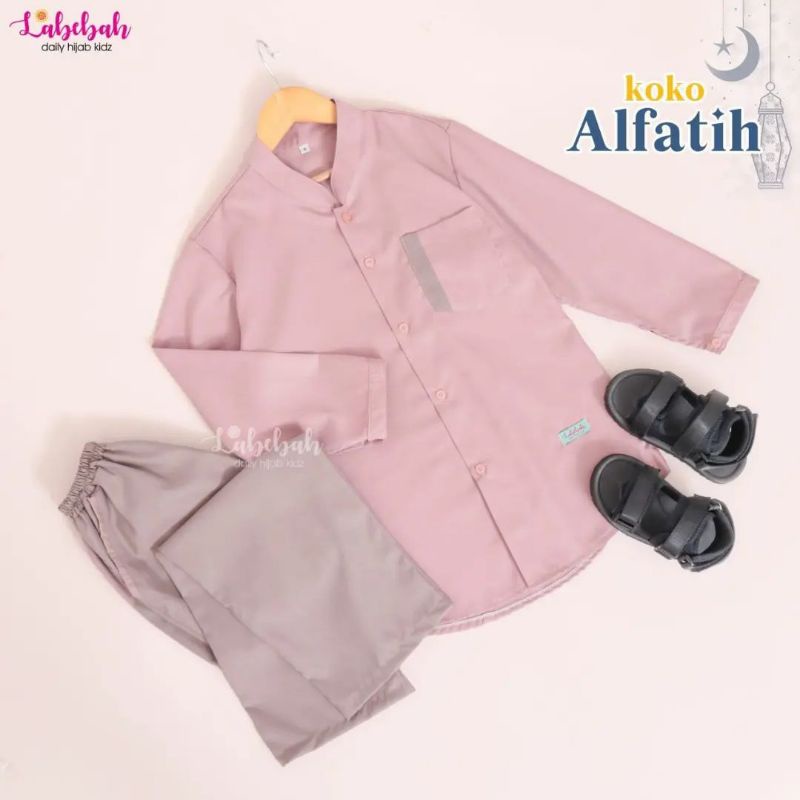Jual Baju Muslim Anak Koko Al Fatih Salem [Makassar] | Shopee Indonesia