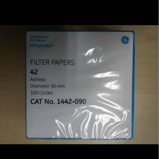 Jual Kertas Saring Dia 90mm No 42 Whatman | Filter Paper 1442-90 ...