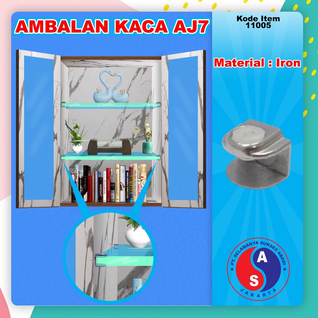 Jual AMBALAN KACA BESAR AJ7 / AMBALAN JEPIT KACA (MODEL SEKRUP) WINSTON ...