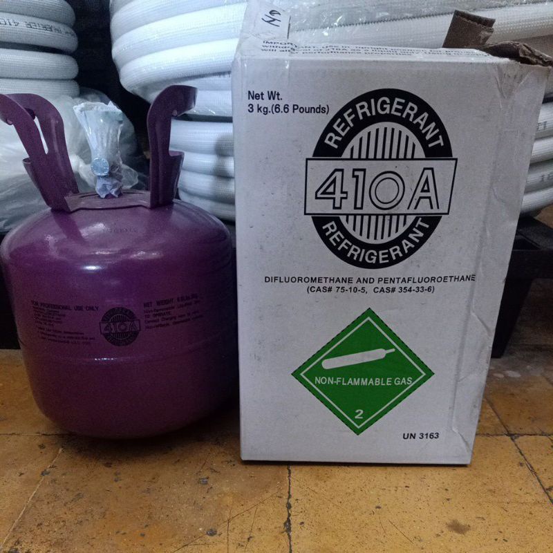 Jual Freon AC R410a refrigrant tabung mini 3kg | Shopee Indonesia