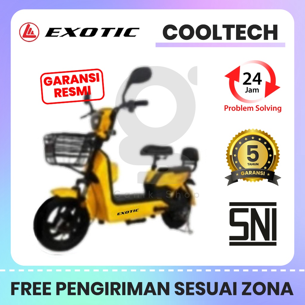 Jual Sepeda Listrik EXOTIC GROZA REVOLVECOOLTECH dari PACIFIC Original ...
