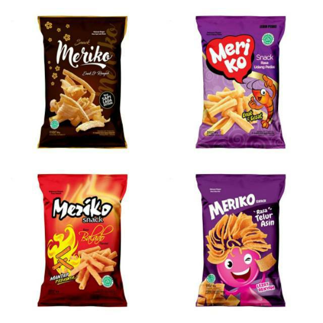 Jual MERIKO SNACK Rasa Sapi Lada Hitam 88 gr | Shopee Indonesia