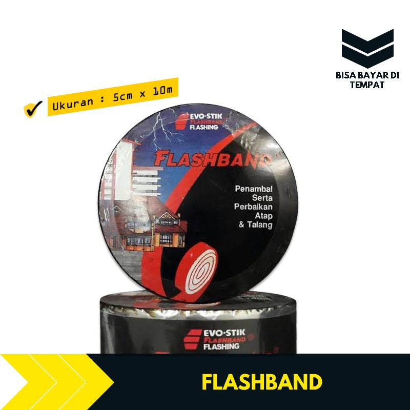 Jual Flashband Lem Atap Rumah Anti Bocor 10 Meter TBMS55 | Shopee Indonesia