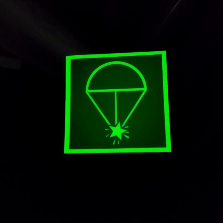 Jual STIKER SAFETY SIGN WITHOUT TEXT ROCKET PARACHUTE FLARES / STIKER ...