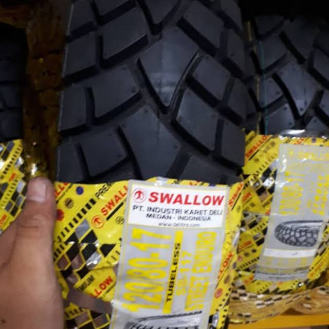 Jual Ban luar ring 17 ukuran 140 130 120 110 100 90 swallow motif kotak ...