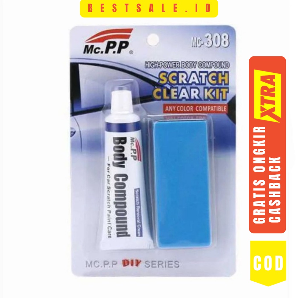 Jual Body Compound Scratch Clear Kit / Poles Mobil / Krim Penghilang ...