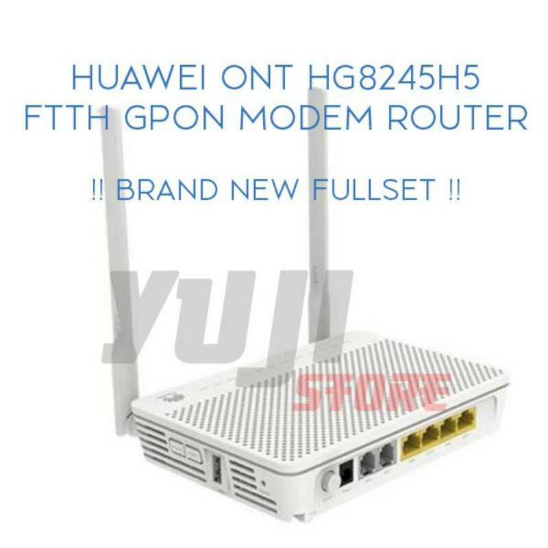 Jual HUAWEI ONT HG8245H5 FFTH GPON Akses Point Modem Router New Fullset | Shopee Indonesia