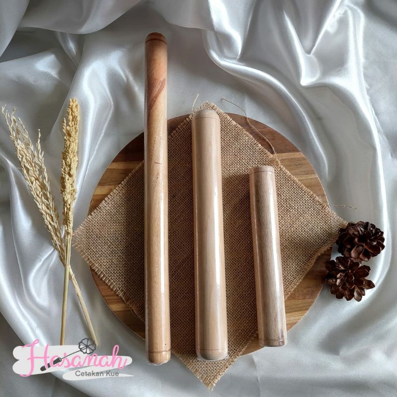 Jual Rolling Pin / Roll Perata Adonan Kue Kayu 40 cm | Shopee Indonesia