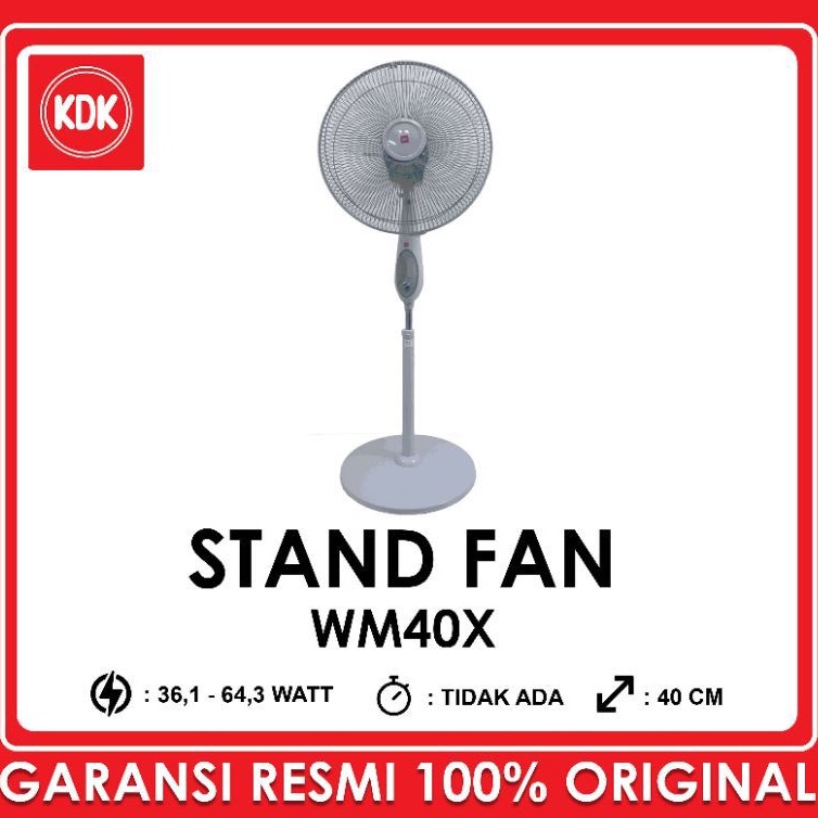 Jual Stand Fan 16inch Standing Fan KDK Kipas angin KDK WM40X | Shopee ...