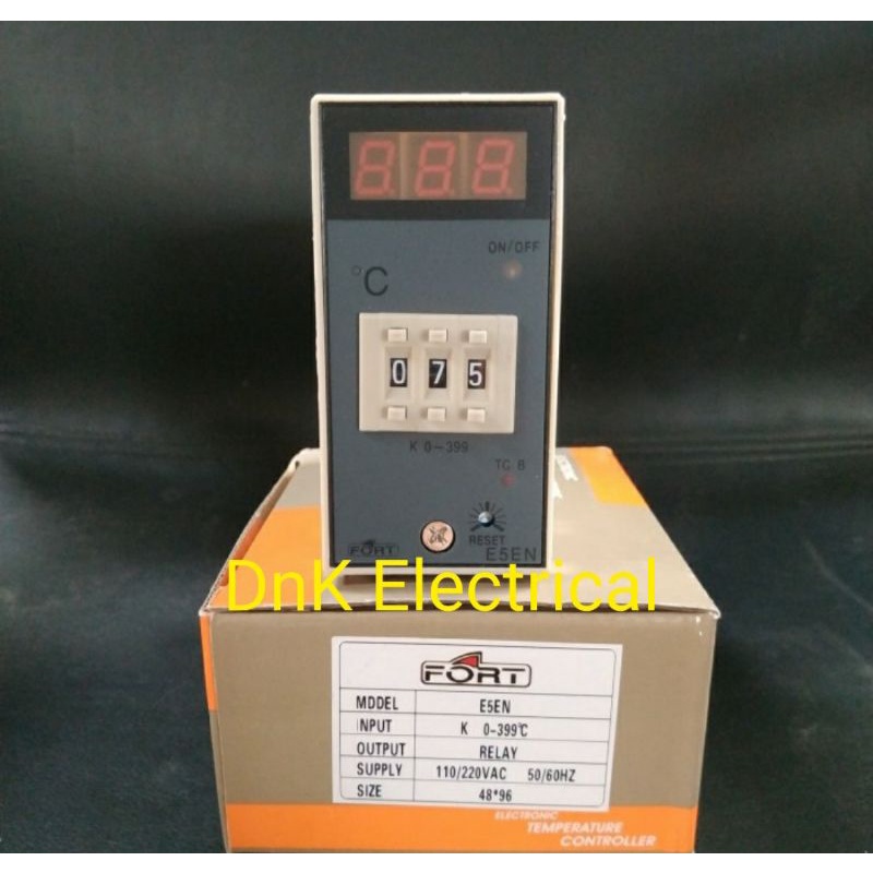 Jual Analog Temperature/Temperatur Thermo Control/Pengatur Suhu FORT ...
