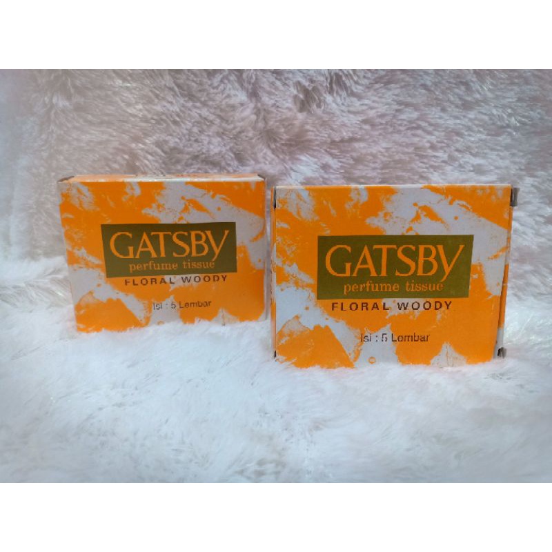 Jual GATSBY PERFUME TISSUE FLORAL WOODY / GATSBY PARFUM TISU ~ ORIGINAL ...
