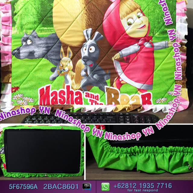 Jual COVER TV LCD/LED MOTIF MARSHA | Shopee Indonesia