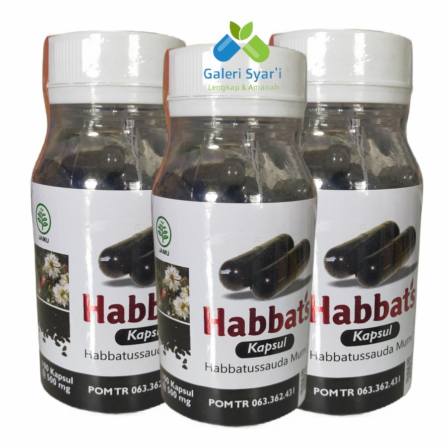 Jual Habbats Kapsul Habbatussauda Murni untuk Daya Tahan Tubuh - 100 ...