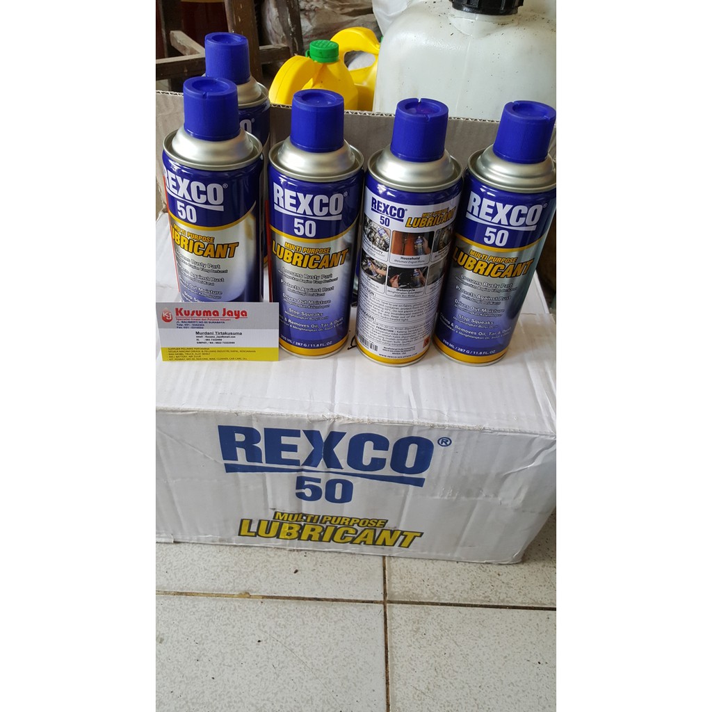 Jual Penetrant terbaik Rexco 50 Multipurpose lubricant spray pembersih ...