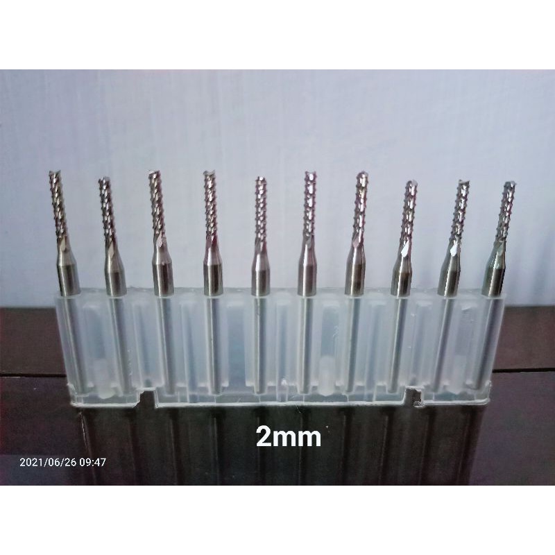 Jual Mata Bor Micro Tungsten Carbide Cnc Pcb Router Milling Graver ...