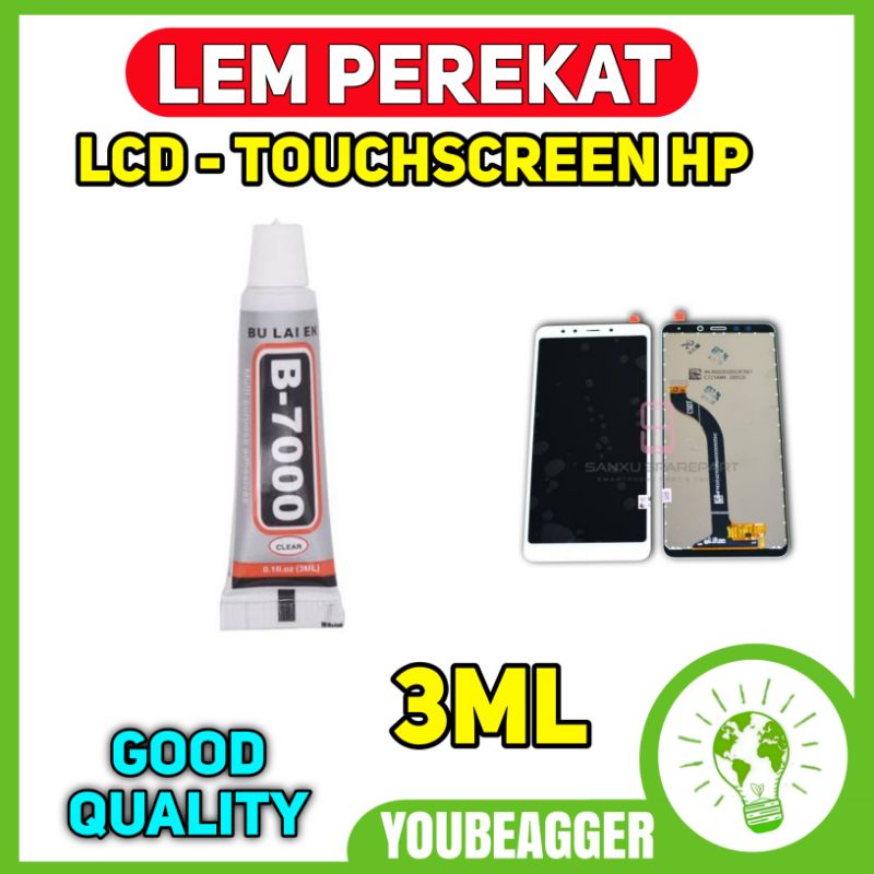 Jual LEM LCD LEM TOUCHSCREEN B7000 3ml | Shopee Indonesia
